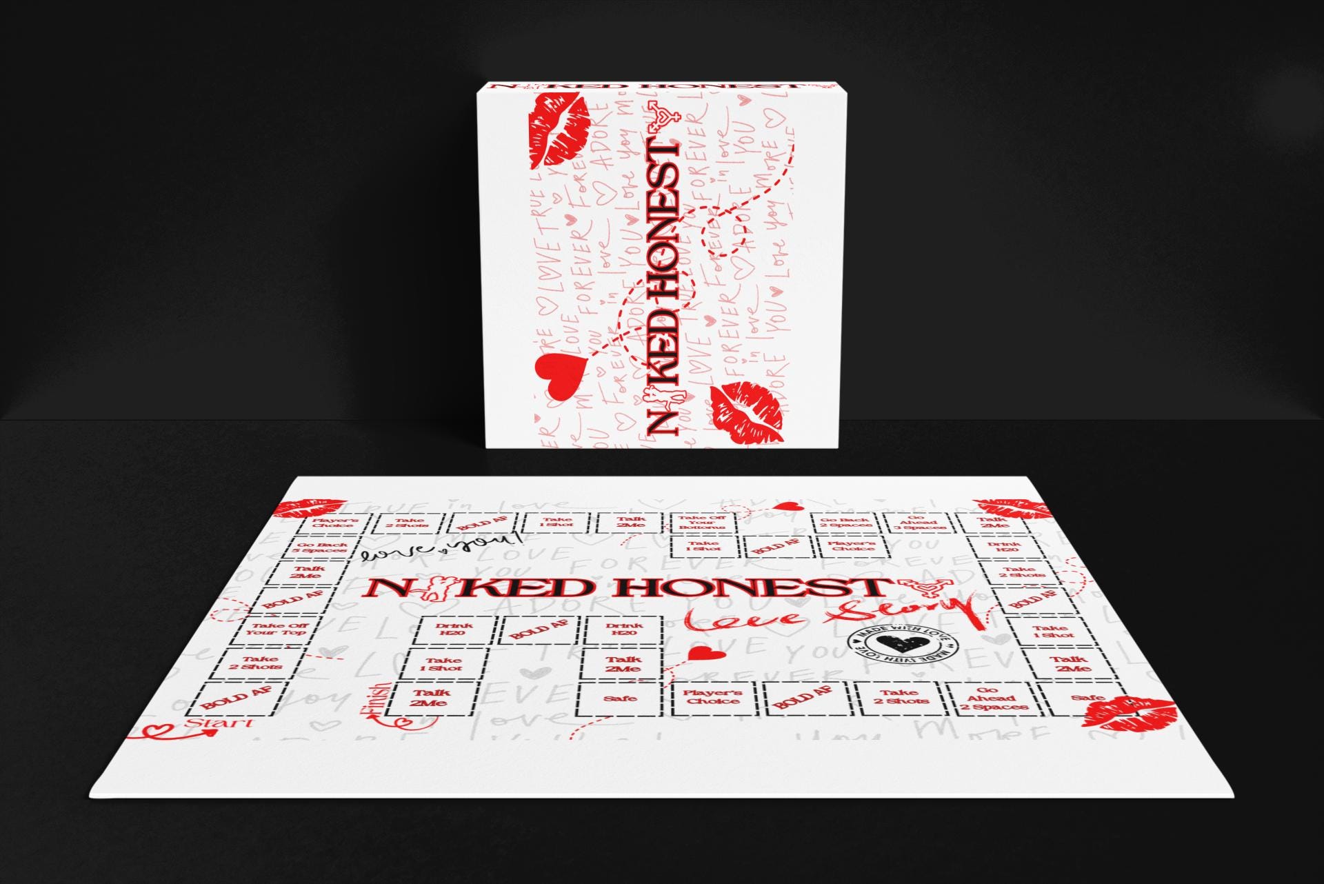 Naked Honesty, Intimate Adventures Couple Board Game - Fun & Sensual ...