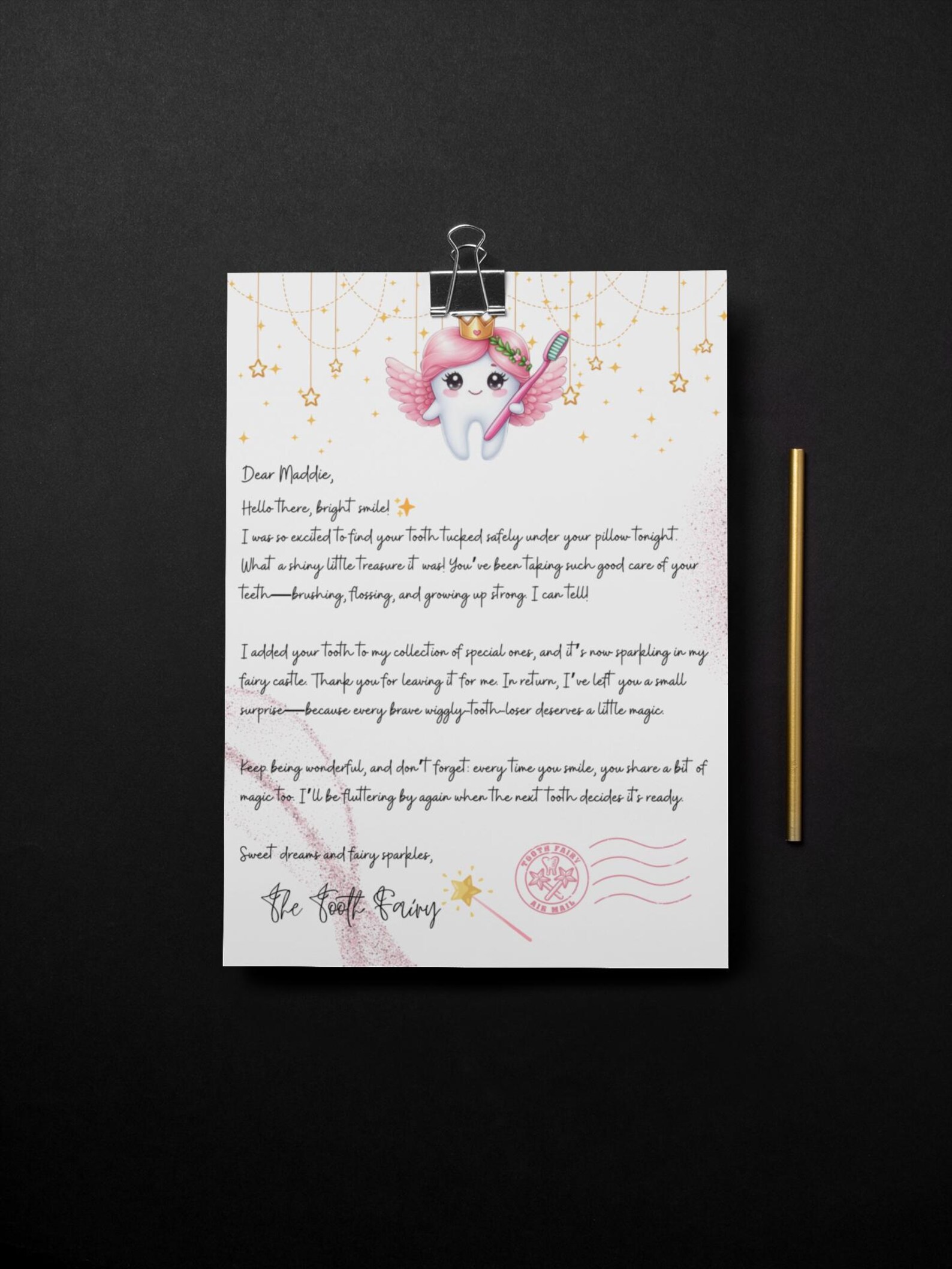 Tooth Fairy Note, Tooth Fairies, Tooth Fairy Letters, Tooth Fairy Notes ...