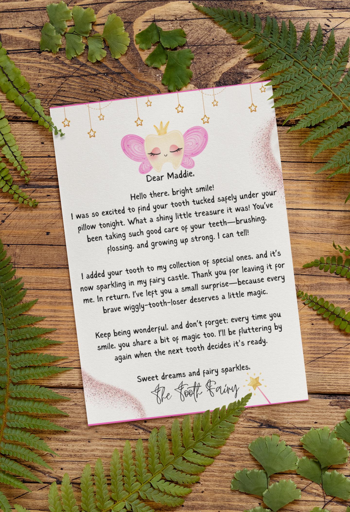 Tooth Fairy Tooth, Tooth Fairies, Tooth Fairy Letters, Tooth Fairy ...