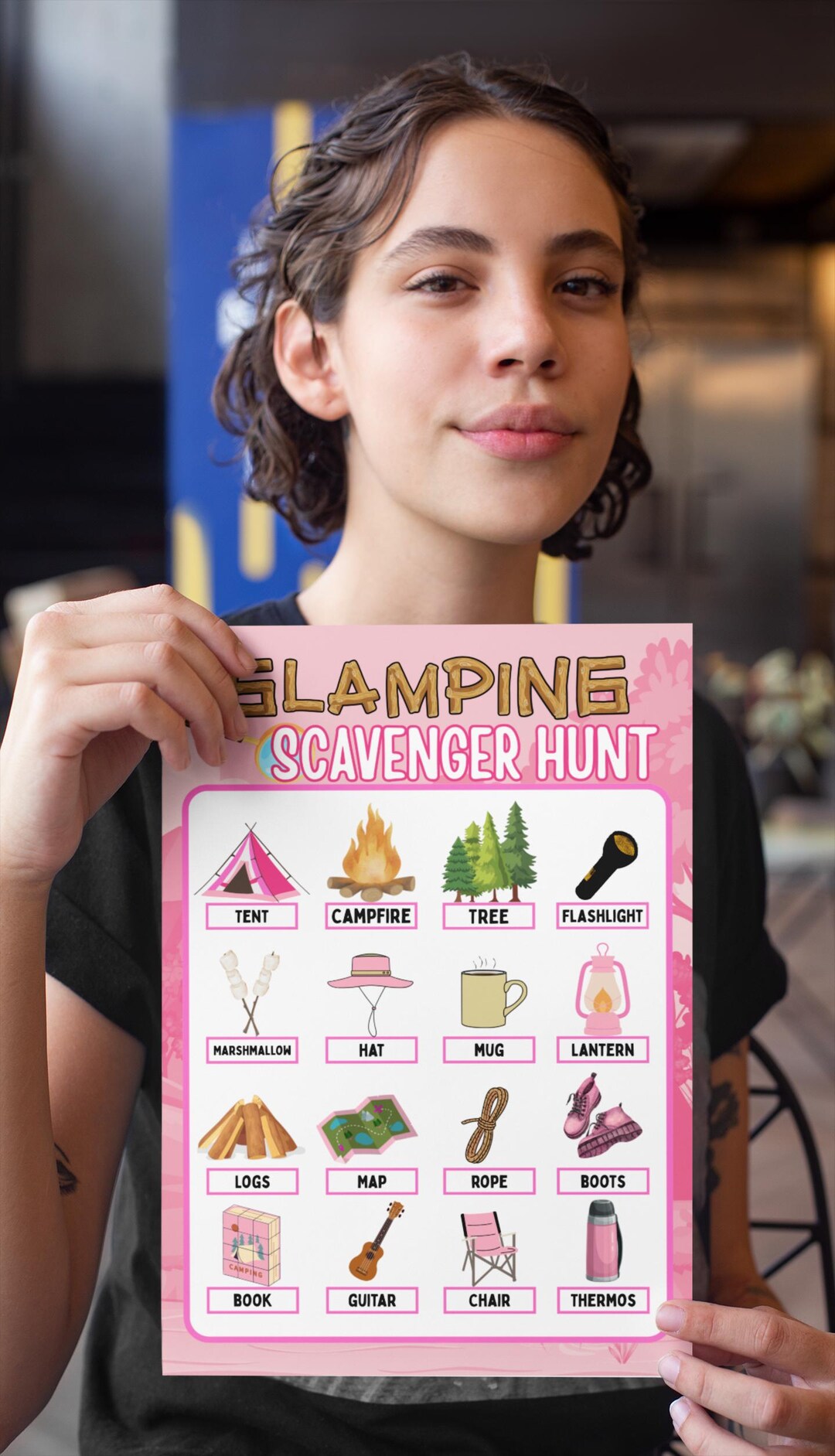 Glamping Scavenger Hunt, Camp Hunt, Outdoor Scavenger Hunt, Wildnerness ...