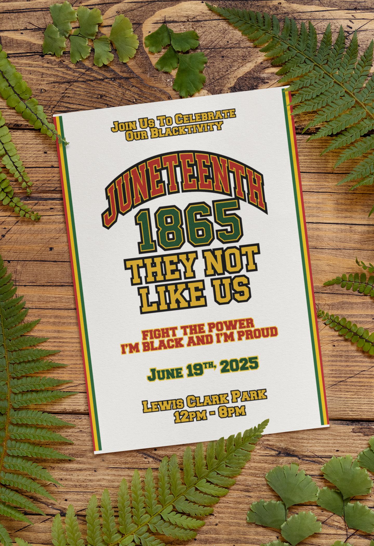 Juneteenth Family Reunion, Juneteenth Invitation, Juneteenth Poster ...