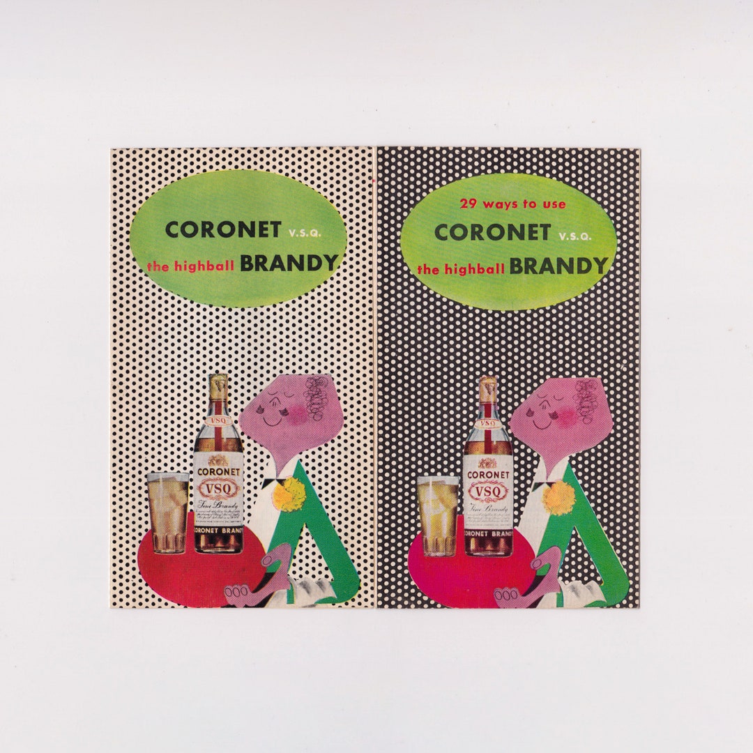 Coronet Brandy Pamphlet Paul Rand Design - Etsy Österreich