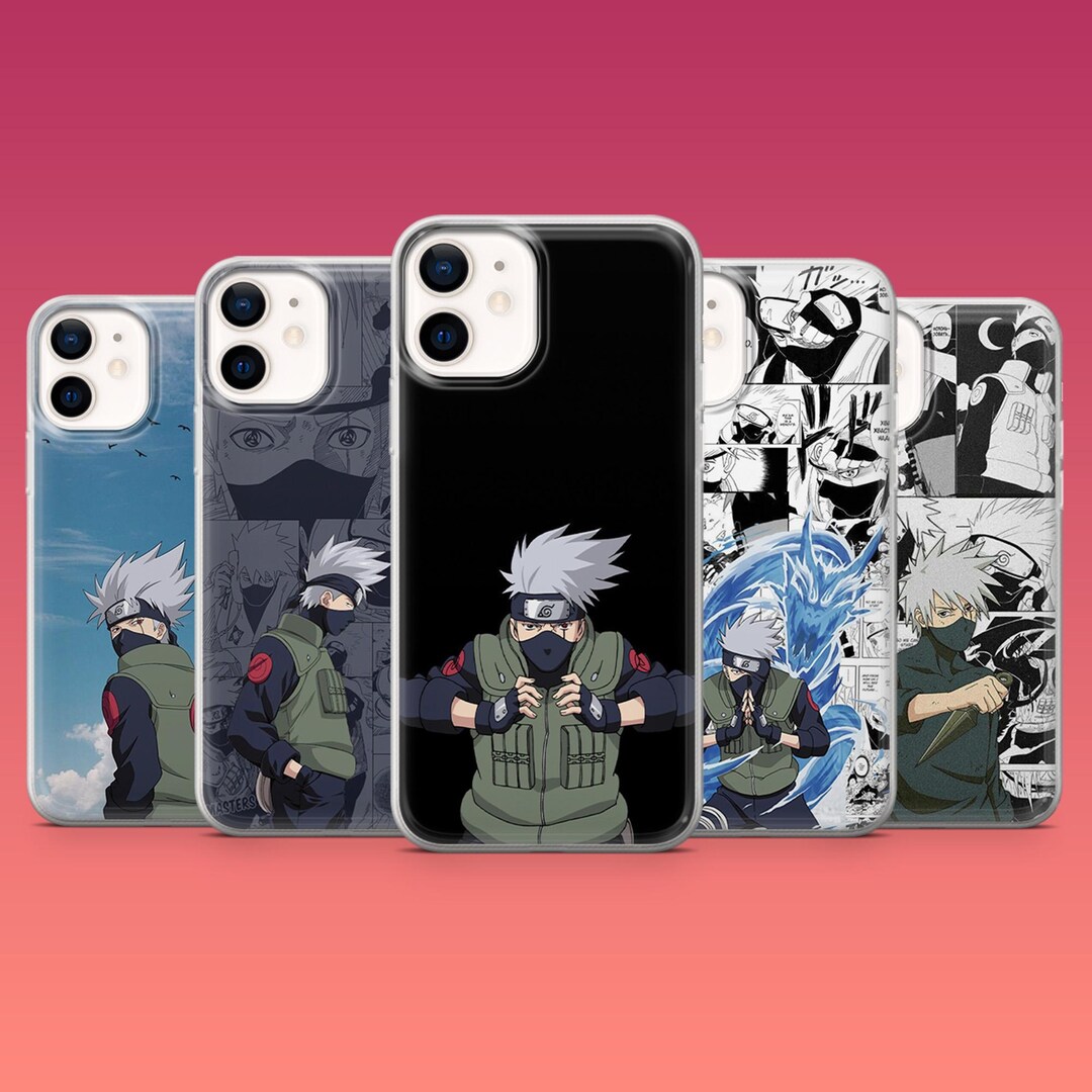 Kakashi Hatake Phone Case Cosplay Anime Cover for iPhone 16e, 16 Pro ...