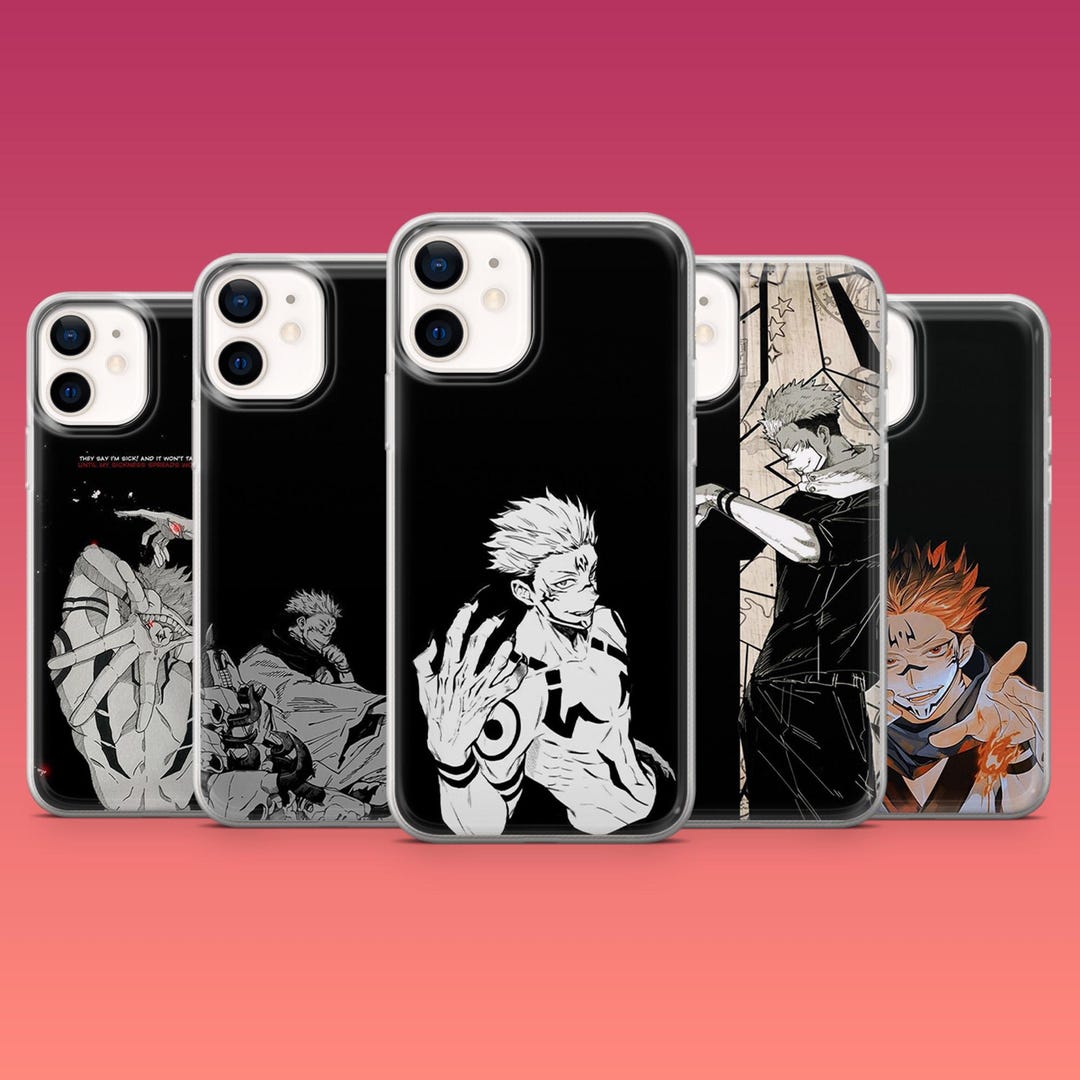 Sukuna Phone Case Jujutsu Kaisen Manga Anime Cover for iPhone 16e, 16 ...