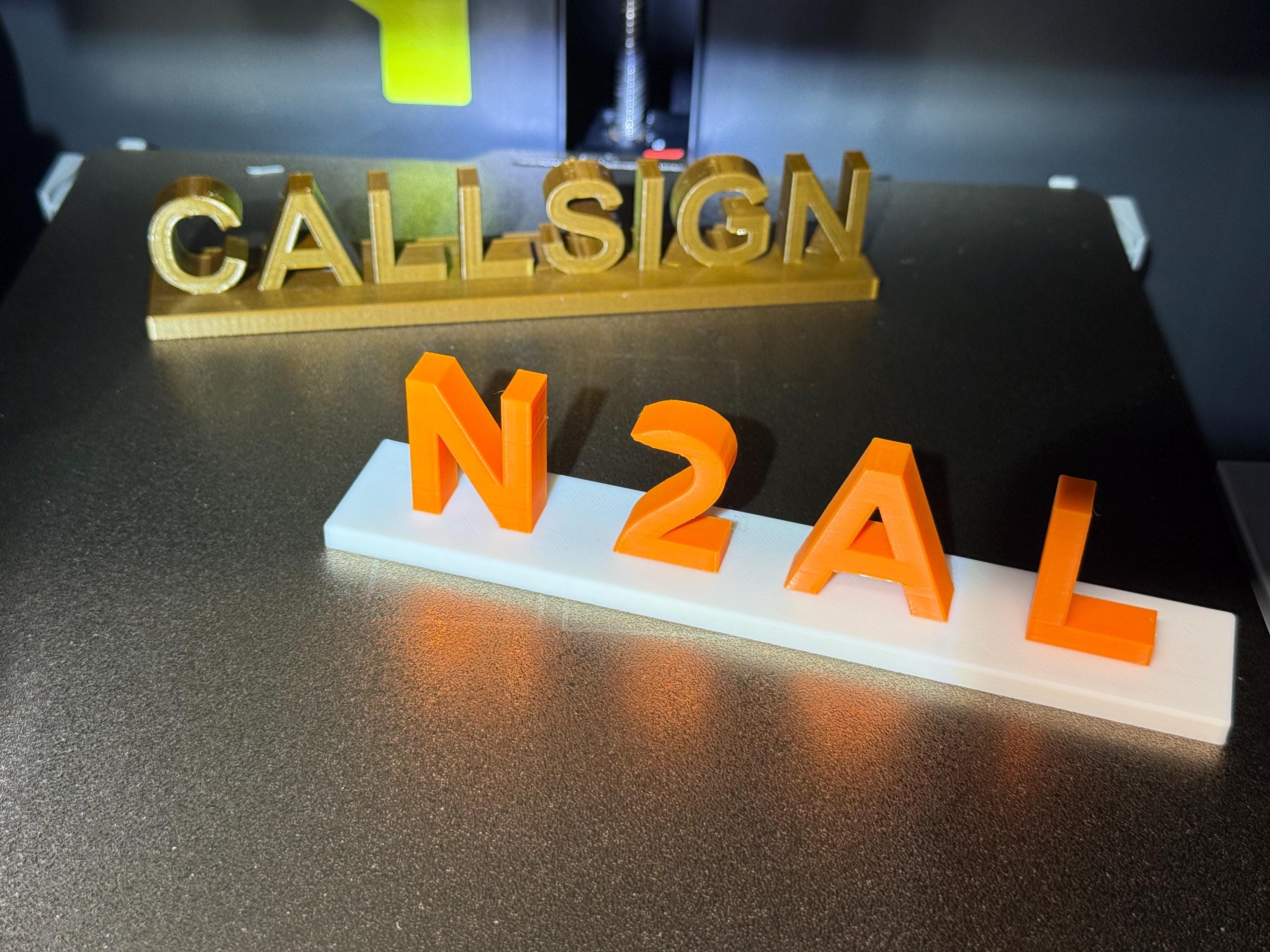 Amateur Radio / GMRS Call Sign Desk & Tabletop Display - Etsy