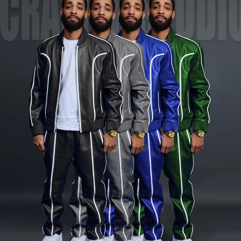 Custom Zipper Track Suit - Etsy