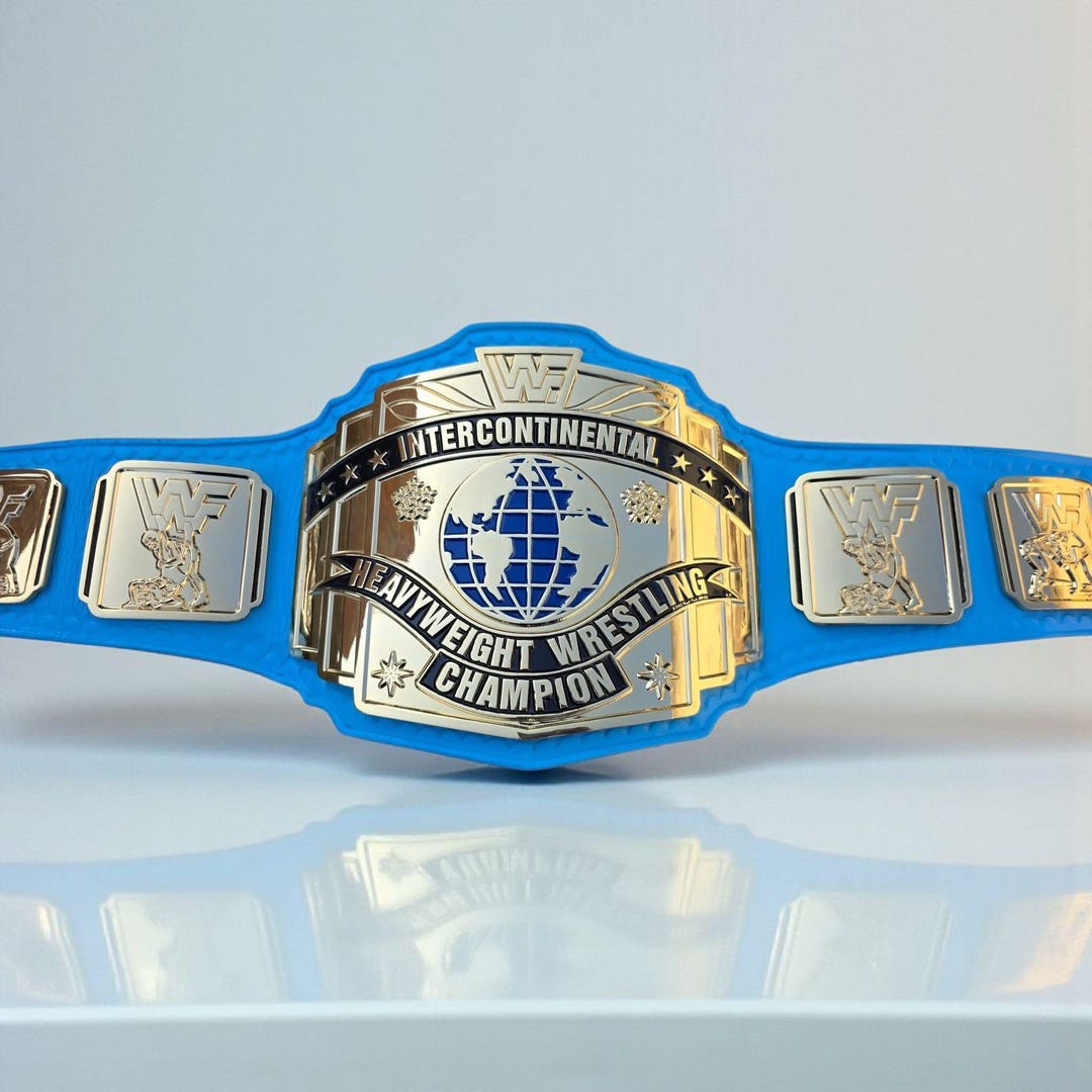 Intercontinental Heavyweight Wrestling Championship Belt 24k Gold ...
