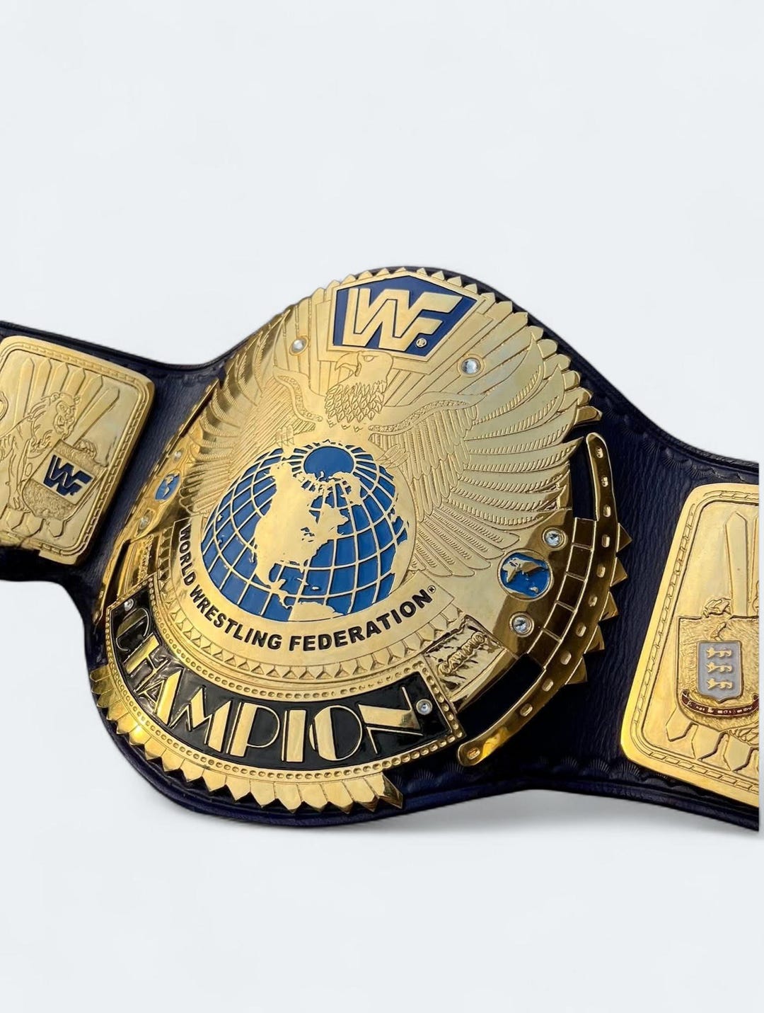 Big Eagle Wrestling Championship Replica Belt ( Blue Strap) 4MM Zinc HD ...