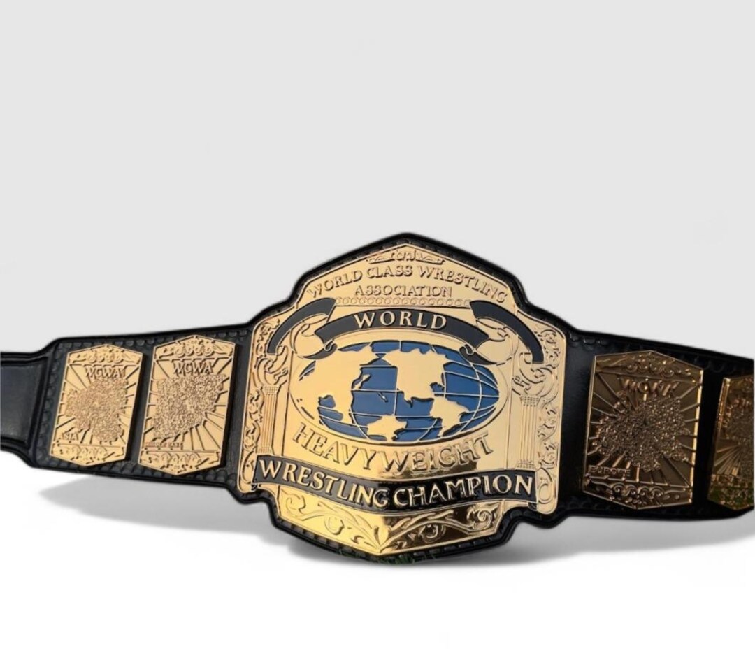 WCWA World Class Wrestling Championship Replica Belt Adult Size| 2MM HD ...