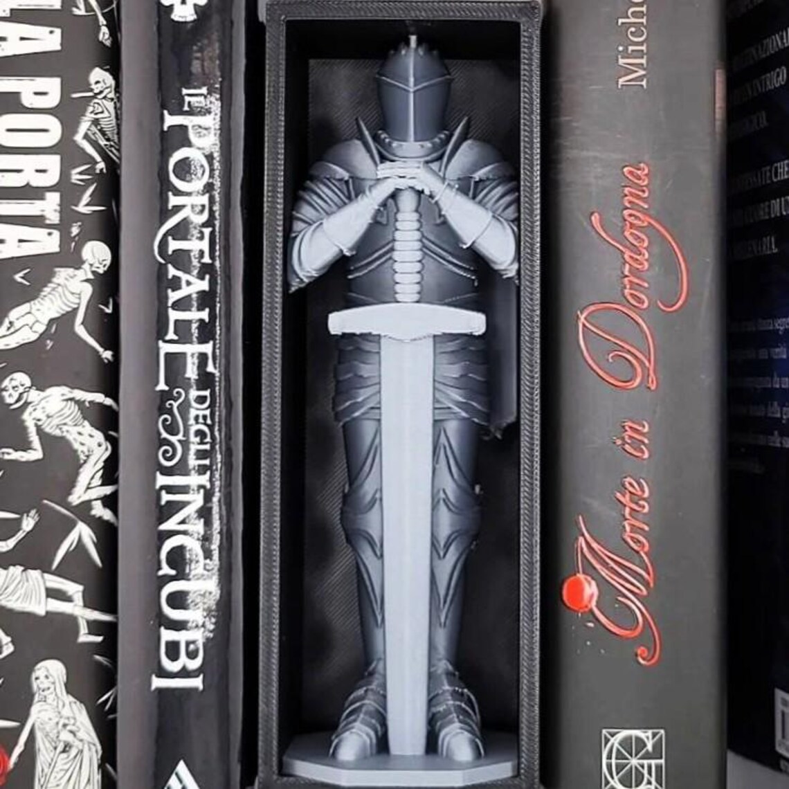 Knight Book Nook STL: Medieval Shelf Decor (digital Download) - Etsy