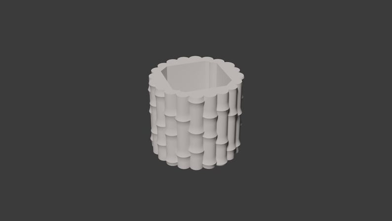 Bamboo Plant Pot STL File – 3D Printable Planter for Indoor & Outdoor ...