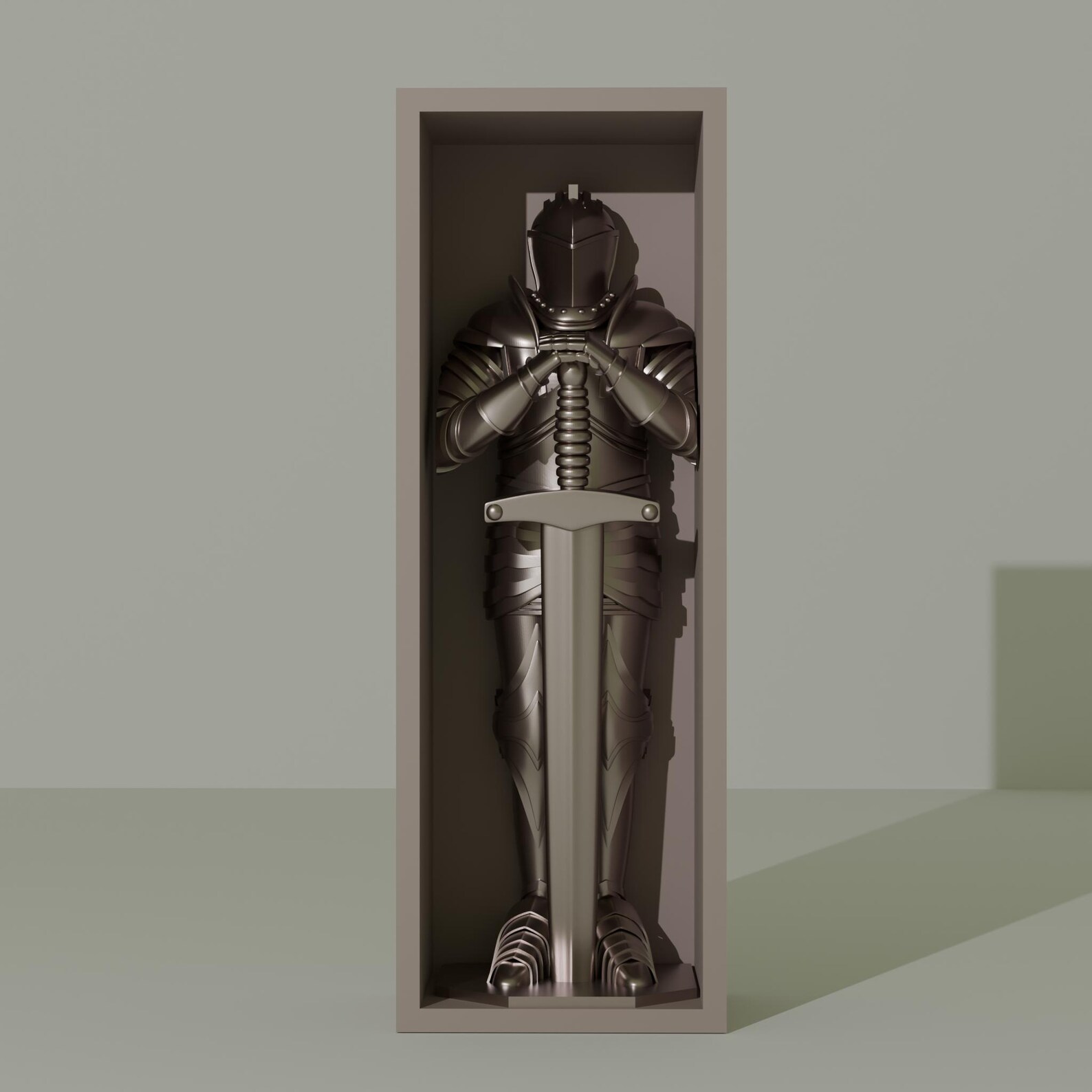 Knight Book Nook STL: Medieval Shelf Decor (digital Download) - Etsy