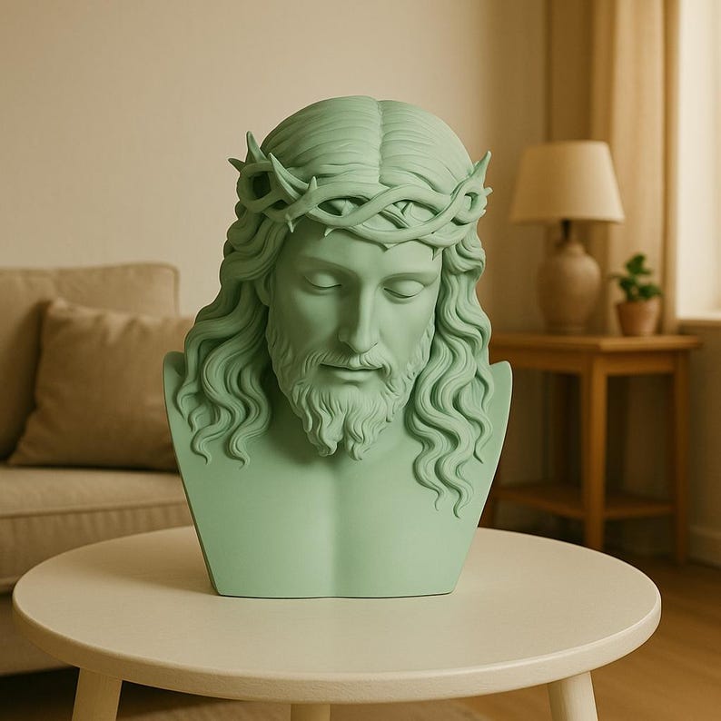Jesus Christ Bust - 3D Printable STL File - Etsy