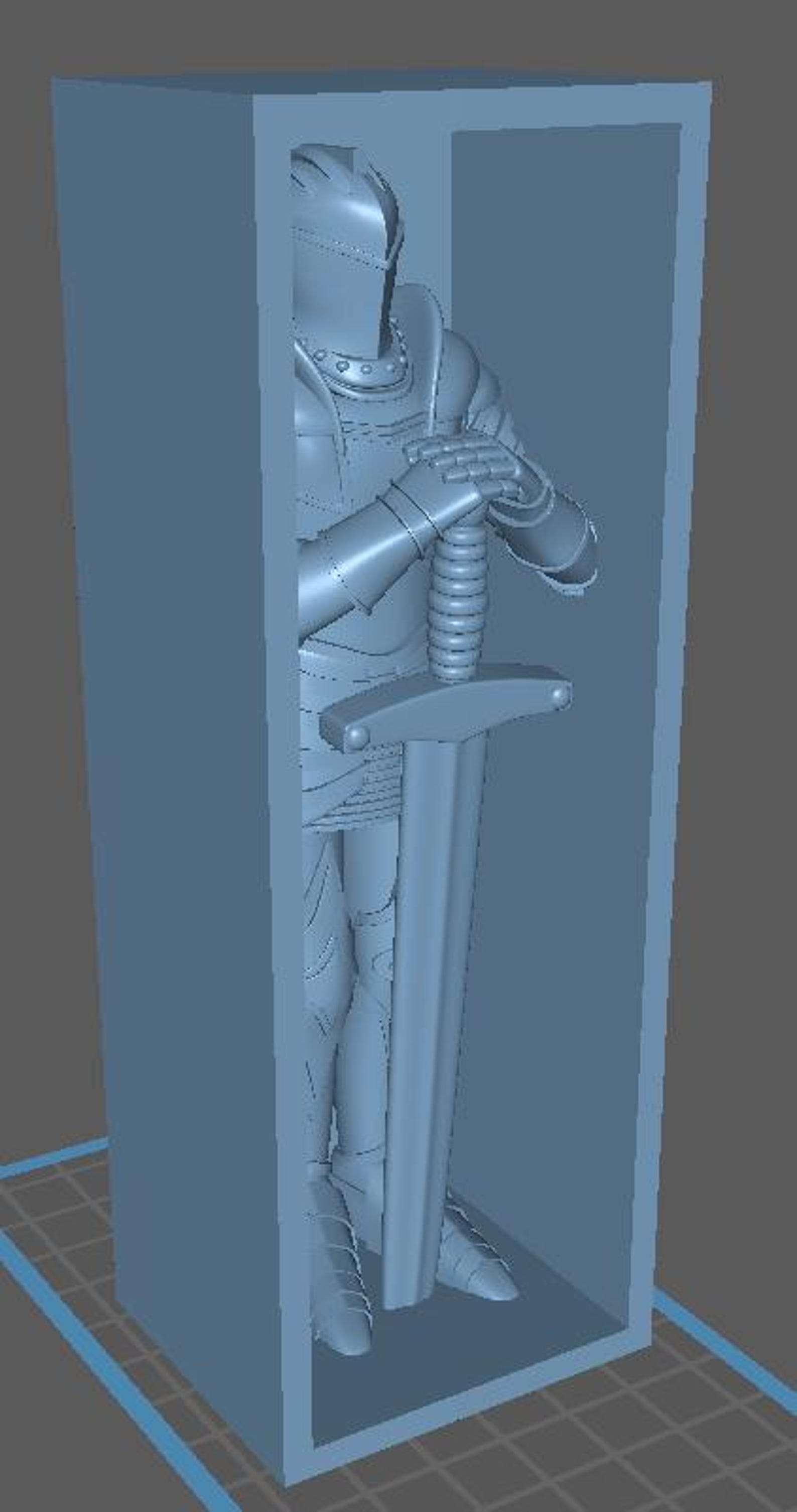 Knight Book Nook STL: Medieval Shelf Decor (digital Download) - Etsy