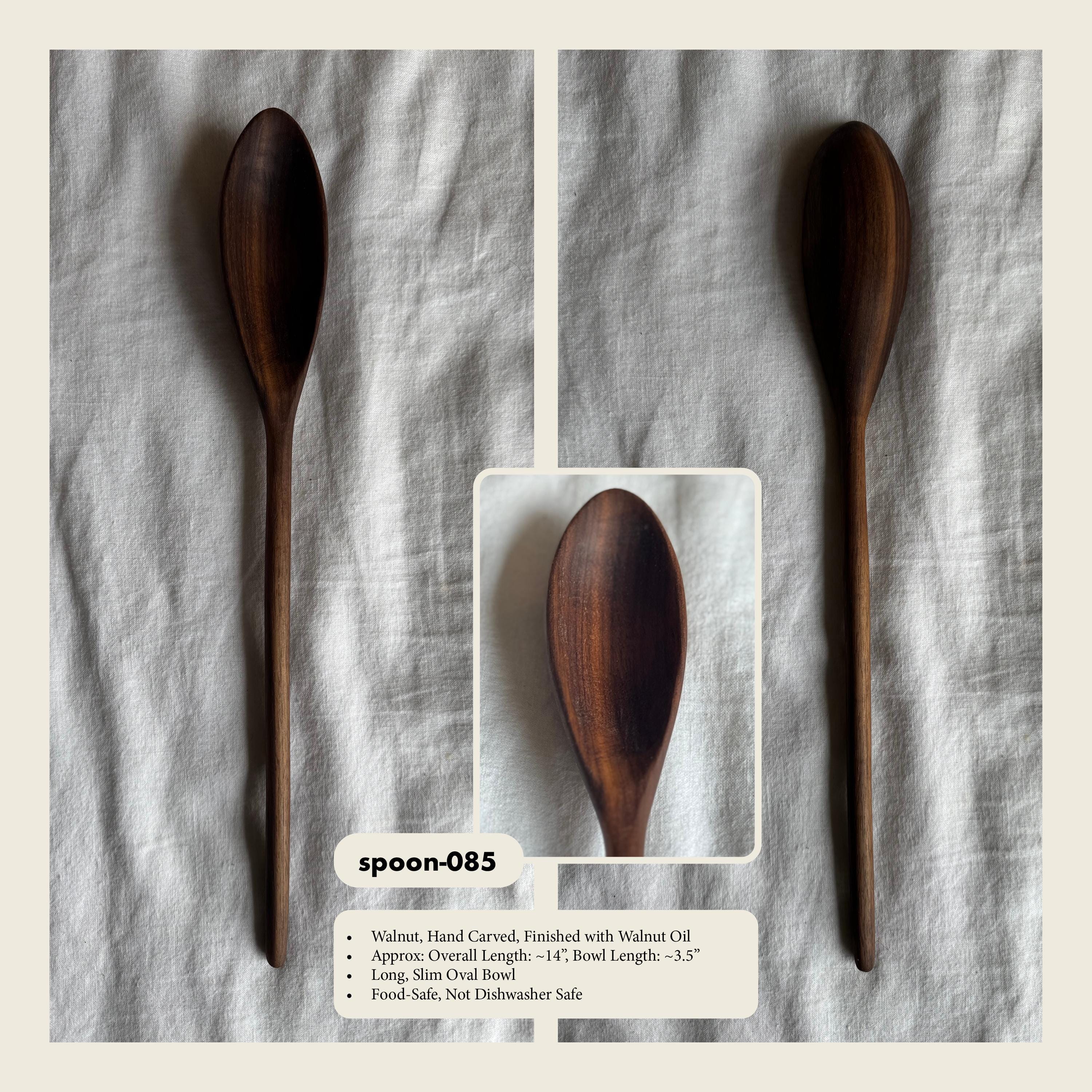 Hand Carved Walnut Wooden Spoon(s) - Etsy