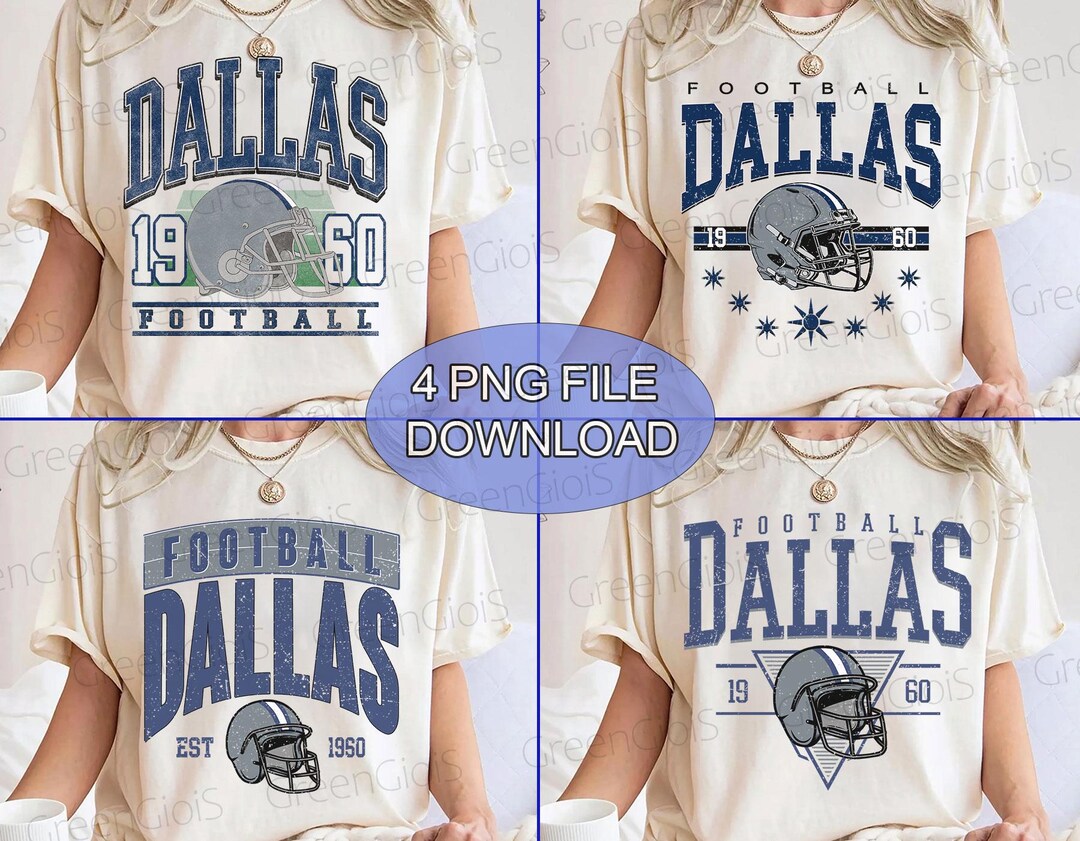 Bundle Dallas Football Png, Cowbo Football PNG, Football PNG for Shirt ...