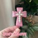 Custom Cross Memorial Ribbons, Lapel Ribbons, Cross Ribbon Pin, Ribbon ...
