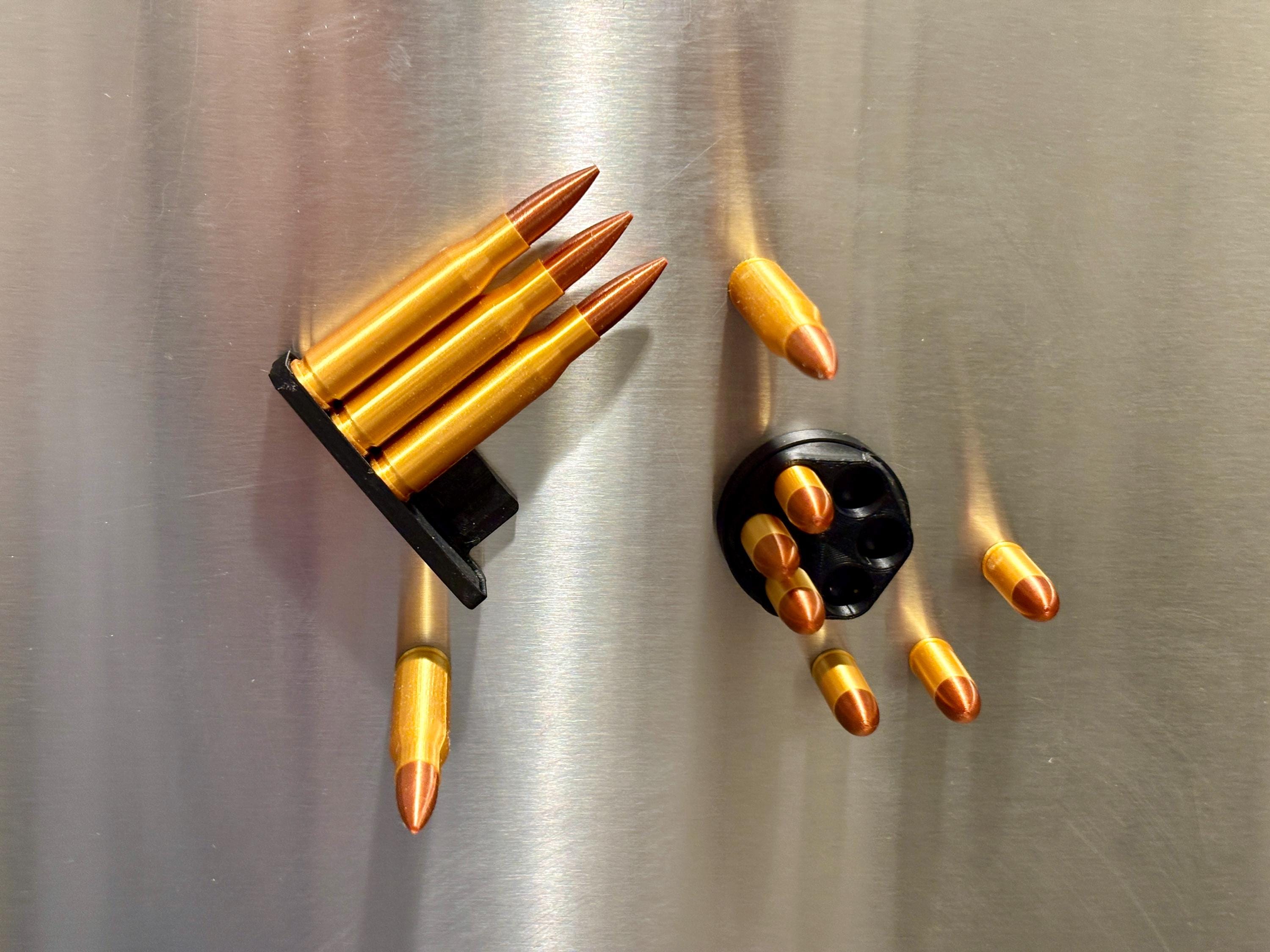 Tactical Bullet Fridge Magnets - Magnetic 3D Printed Tactical Ammo ...