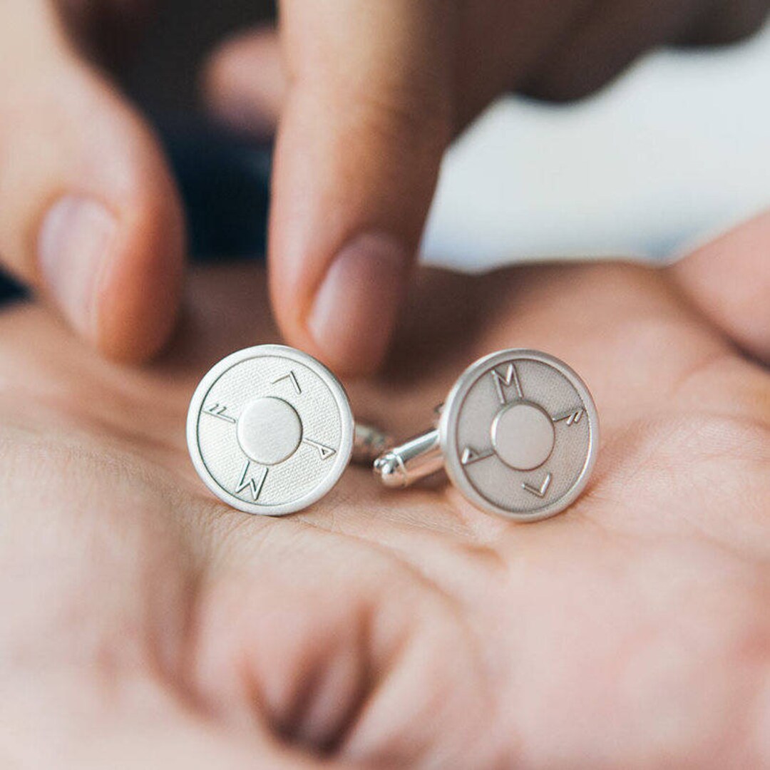 Personalised Ancient Symbols Sterling Silver Cufflinks - Cufflinks ...