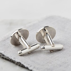 Personalised Sterling Silver North Star Cufflinks - Engraved With the ...