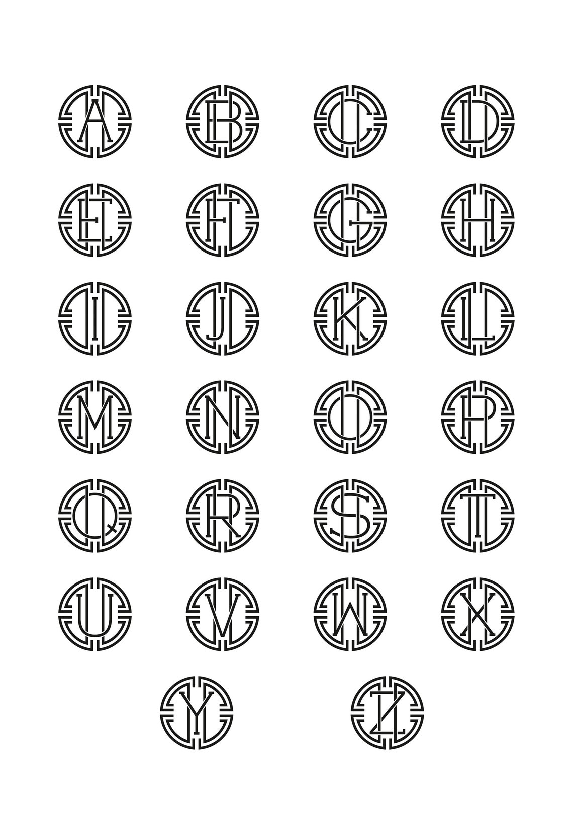 Personalised Mixed Metal Initial Signet Ring Chunky Silver - Etsy