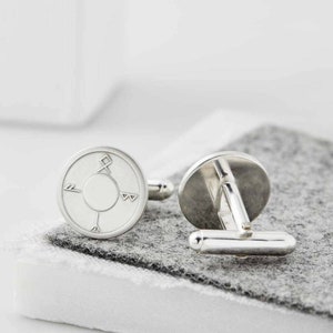 Personalised Ancient Symbols Sterling Silver Cufflinks - Cufflinks ...