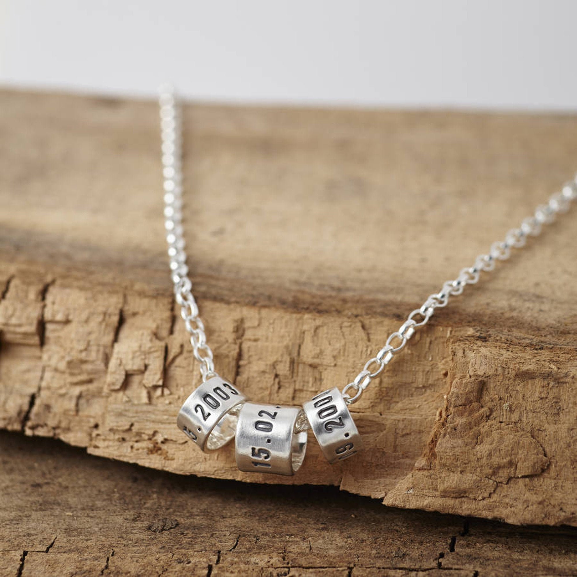 Personalised Sterling Silver Men's Storyteller Necklace - a Necklace ...