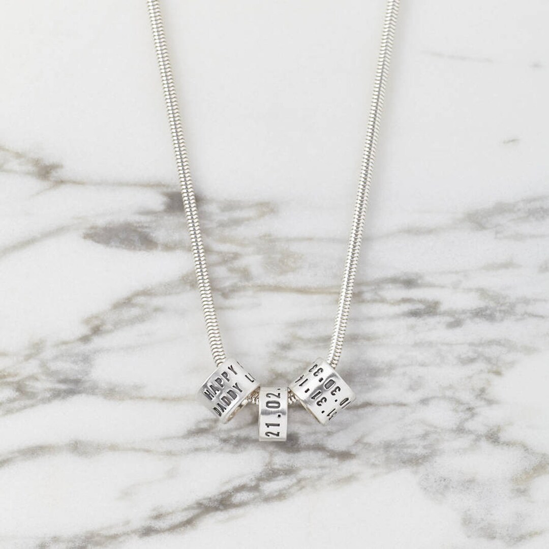Personalised Sterling Silver Storyteller Necklace - a Necklace With ...