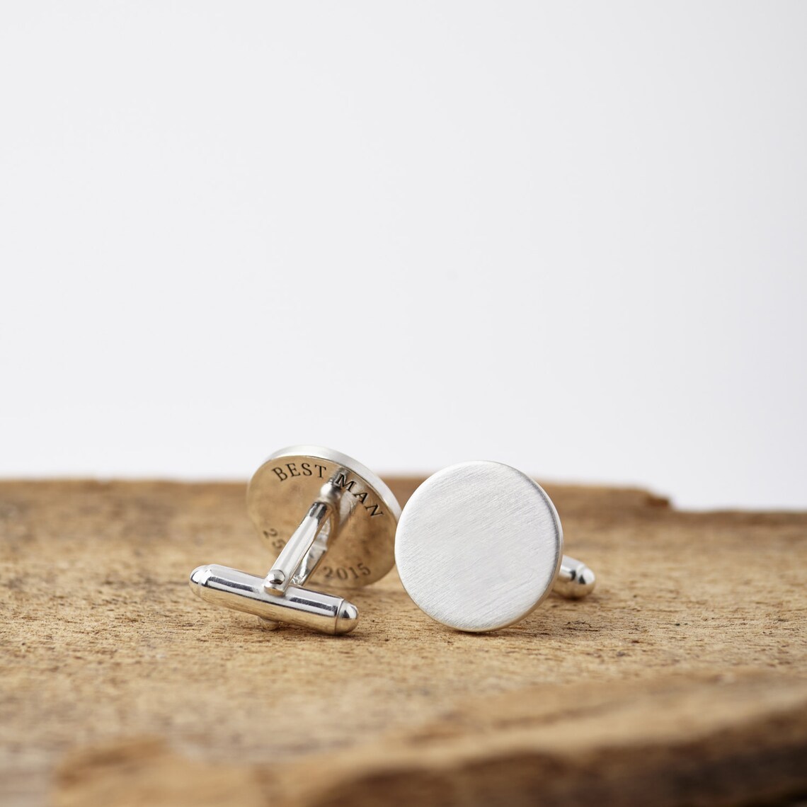 Silver Handmade Cufflinks Secret Message Personalised Custom - Etsy