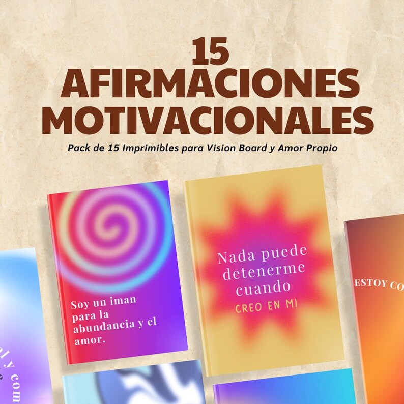 Tarjetas De Afirmaciones Motivacionales Para Mujeres - Pack De 15 ...