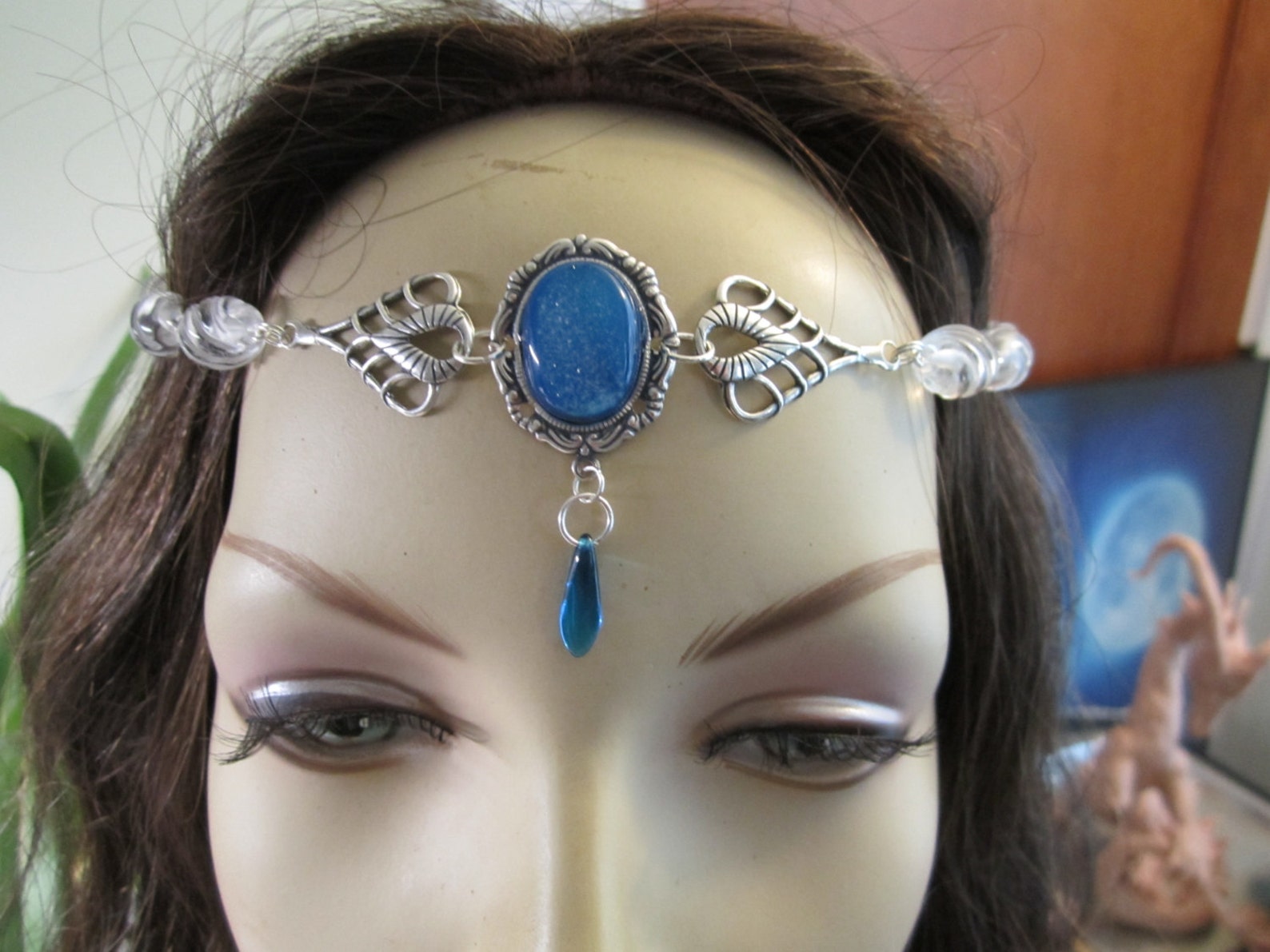 Quartz Circlet of the Ice Priestess Elven Celtic Druid LARP | Etsy