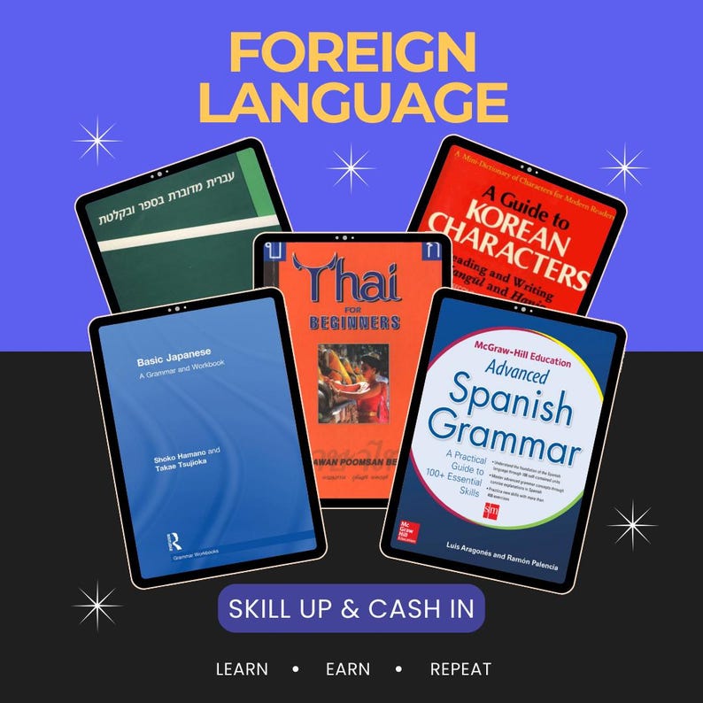 Ultimate Foreign Language Learning Bundle | Vocabulary, Flashcards ...