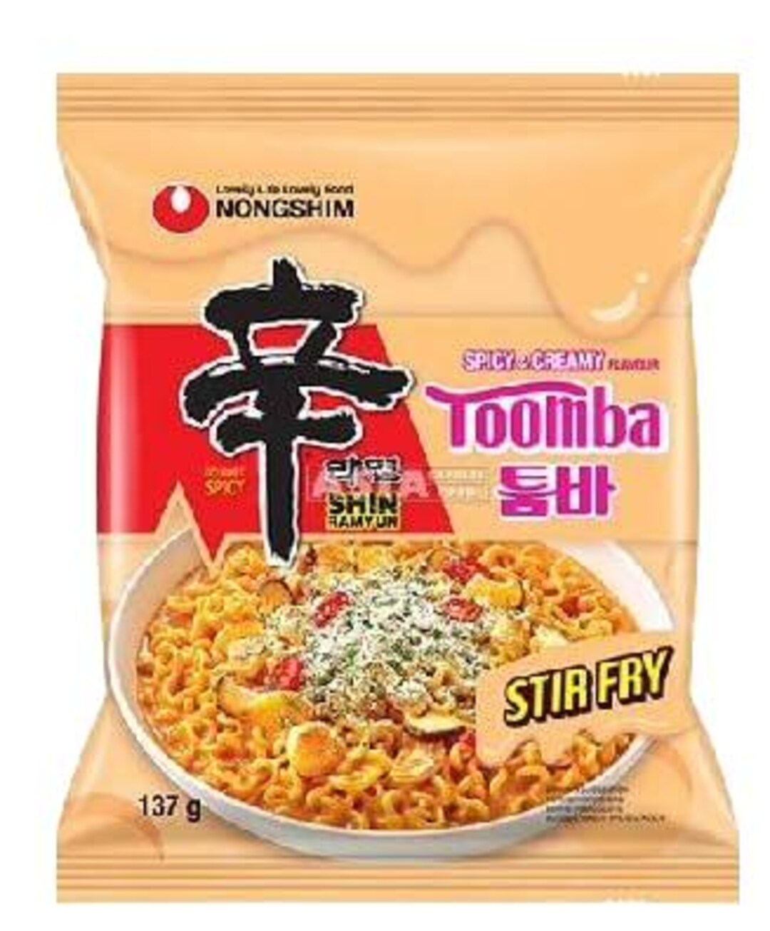 20x Shin Ramyun Toomba Spicy Creamy Stir Fry 137g X20 | Spicy & Creamy ...