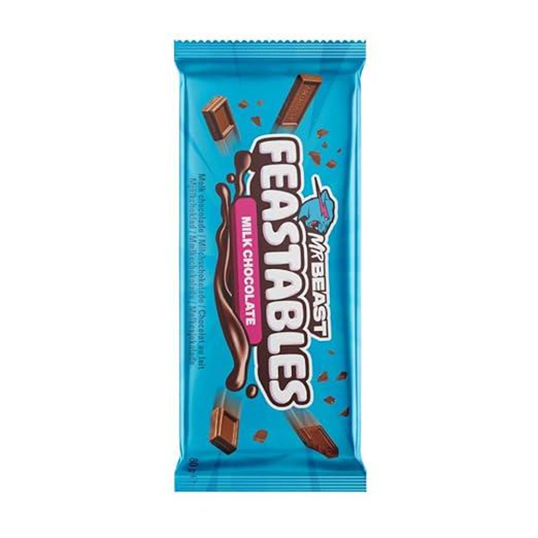 Feastables Mrbeast Milk Chocolate Bar – MR Beast Chocolate, 1 Piece ...