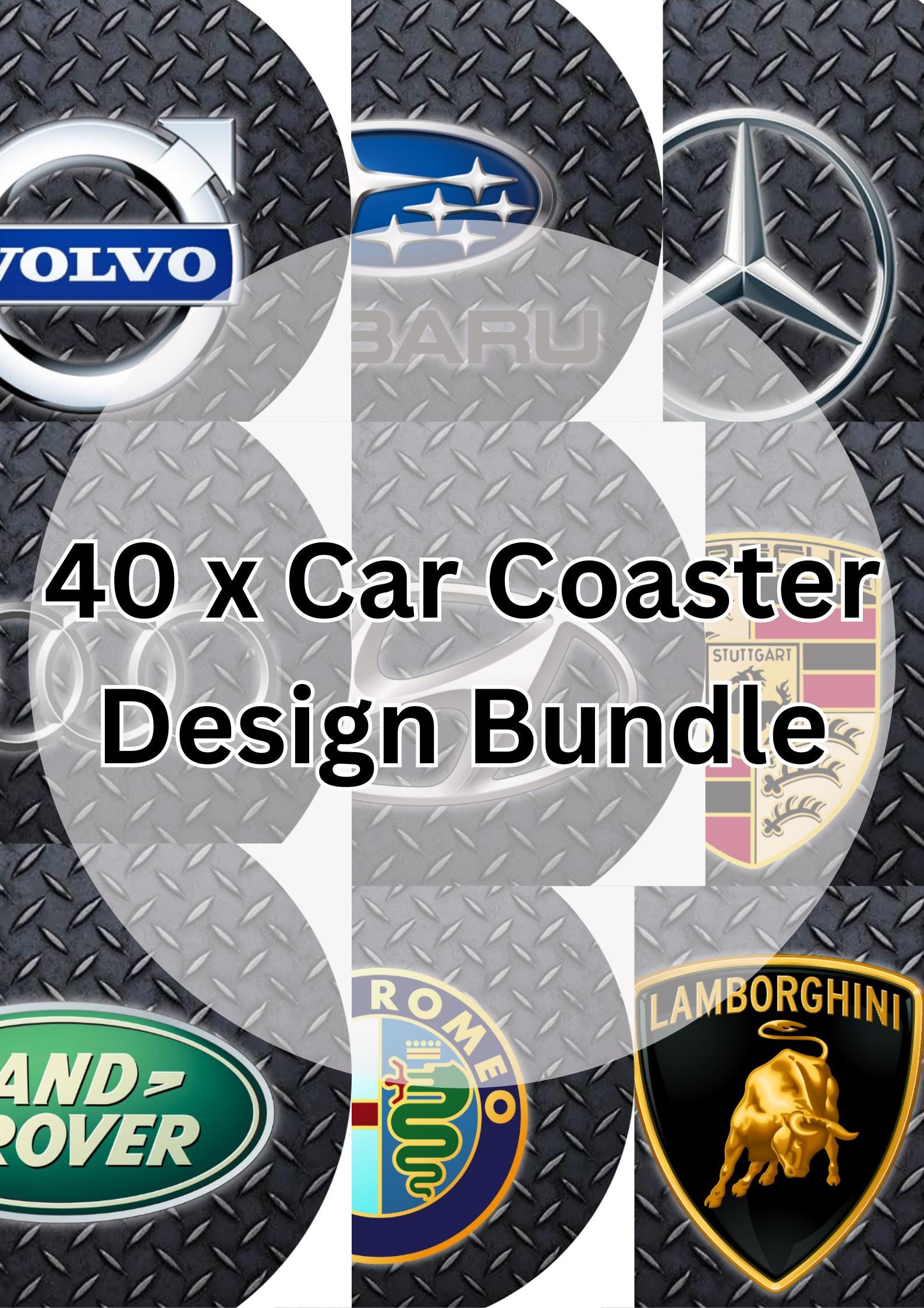Car Logo / Car Brands Car Coasters Designs - Etsy