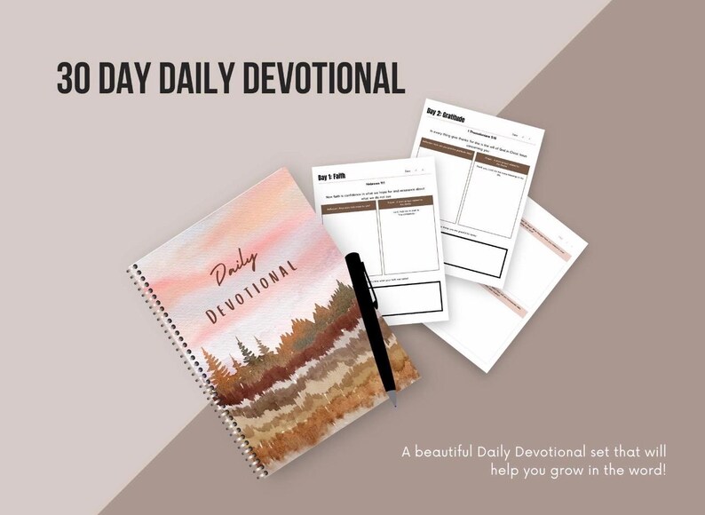 30 Day Daily Devotional - Etsy