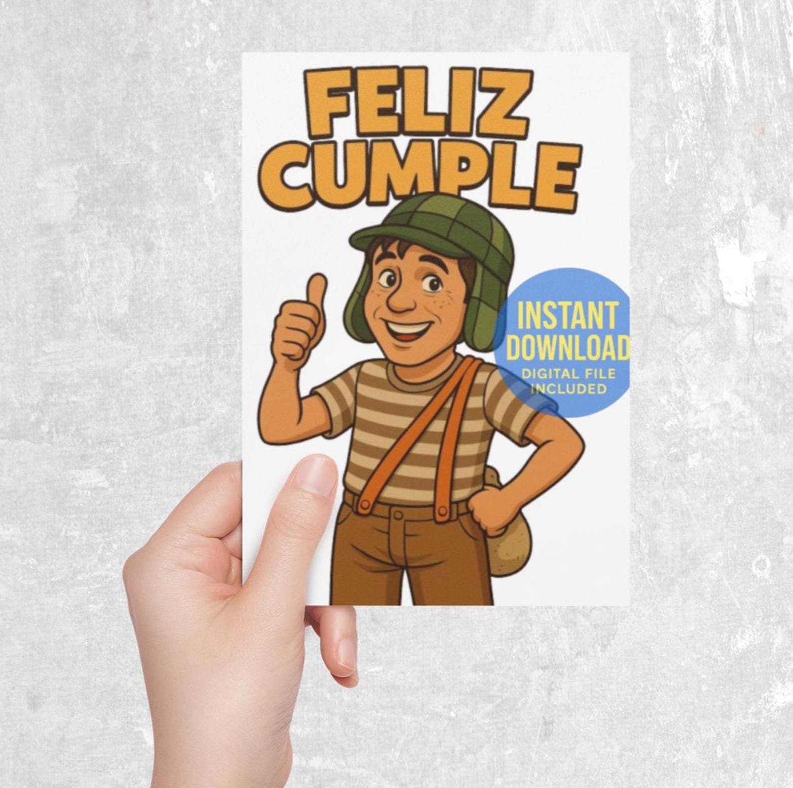 Chavo Del Ocho Digital Greeting Card – Funny Feliz Cumpleaños Download ...