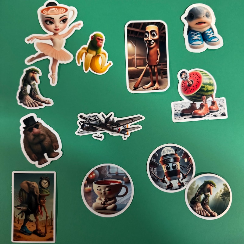 Brainrot stickers - Etsy México