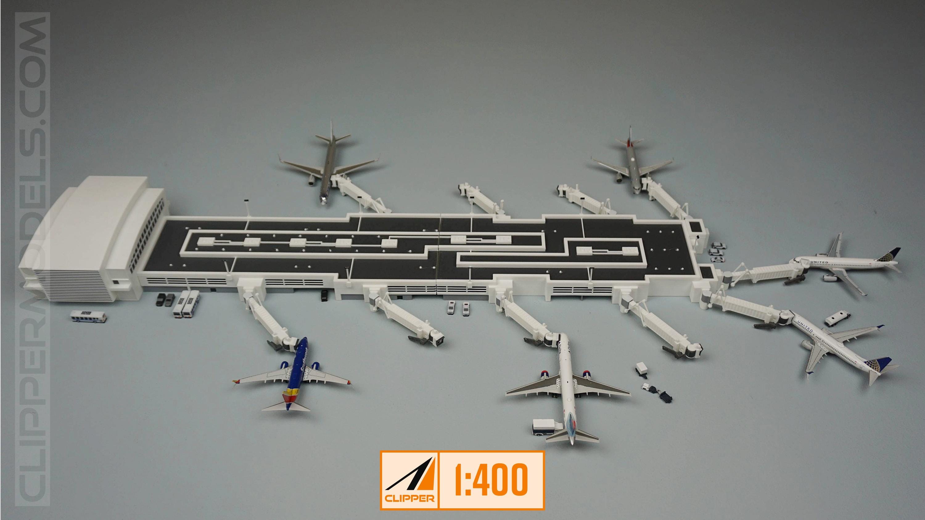 1:400 Model Airport Terminal | CLIPPER MODELS - Etsy