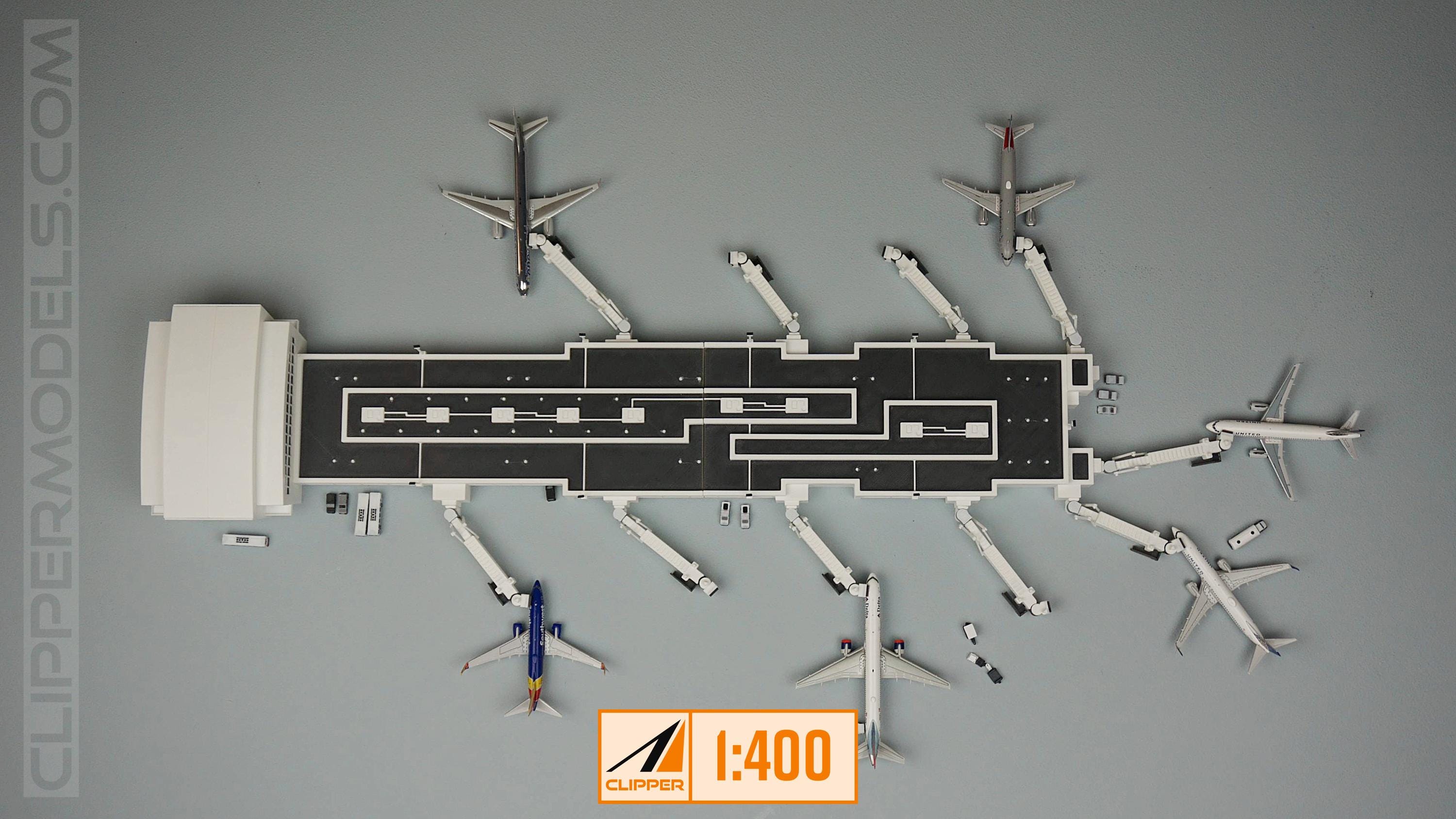 1:400 Model Airport Terminal | CLIPPER MODELS - Etsy