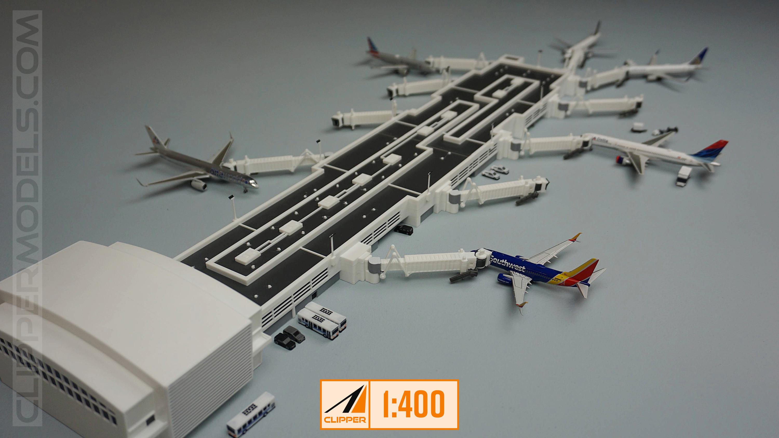 1:400 Model Airport Terminal | CLIPPER MODELS - Etsy
