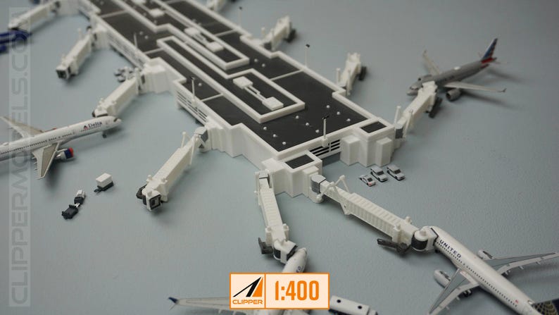 1:400 Model Airport Terminal | CLIPPER MODELS - Etsy