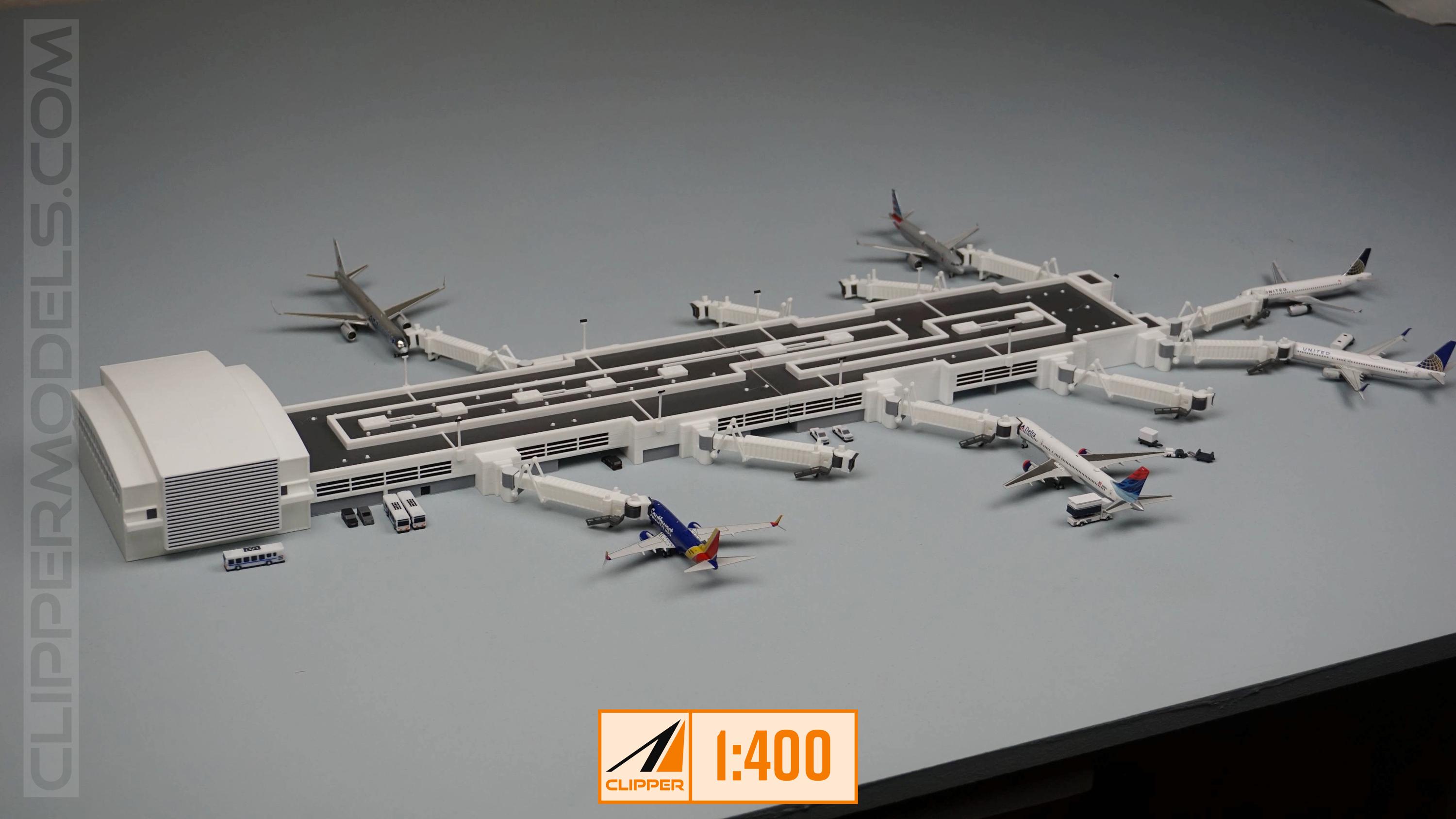 1:400 Model Airport Terminal | CLIPPER MODELS - Etsy