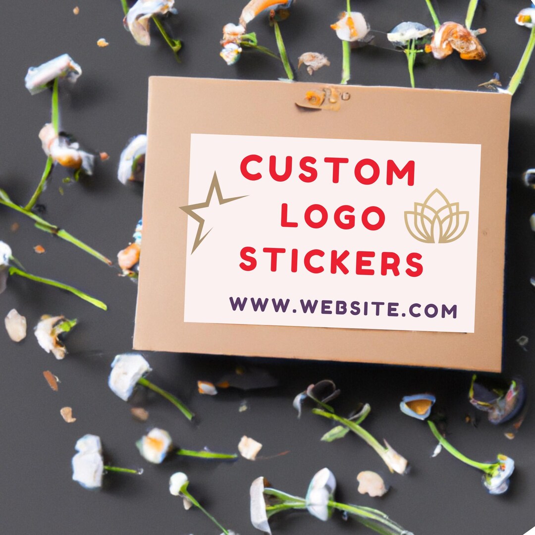 Custom Logo Stickers, Personalized Logo Stickers, Custom Brand Sticker ...