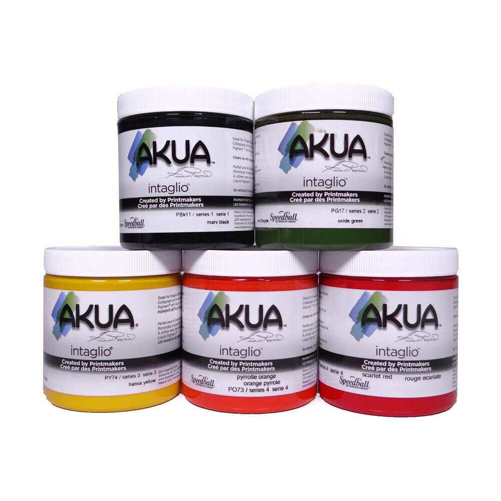 Akua Intaglio Printmaking Ink Drypoint, Monoprint, Etching choose ...
