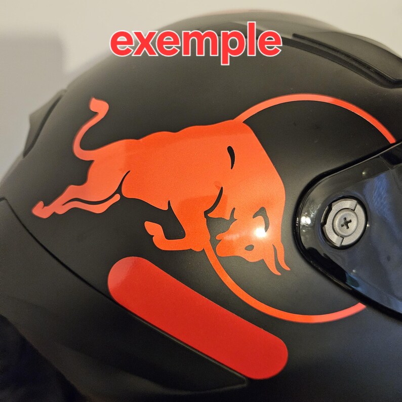 Red Bull Motorcycle Helmet Stickers - Etsy