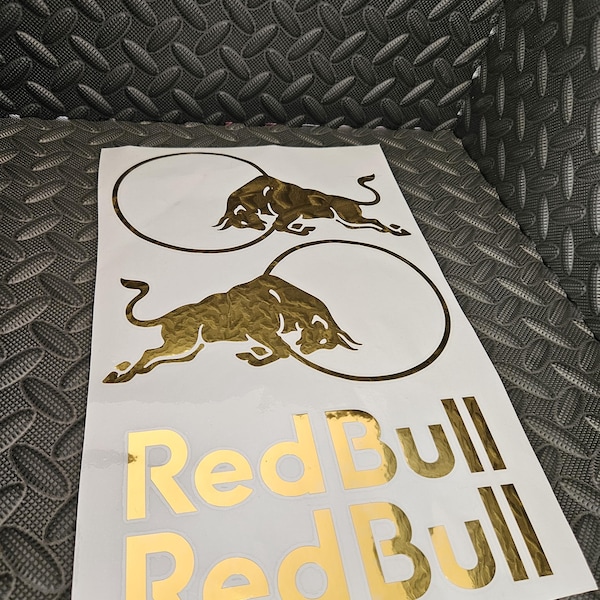 Red Bull Sticker - Etsy
