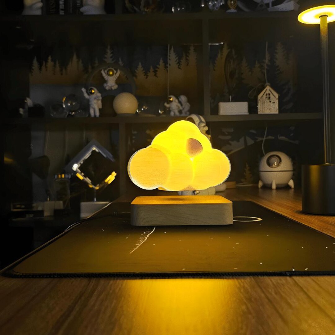 Magnetic Floating Cloud Lamp – Modern and Futuristic Decor, the Perfect Gift to Enchant Your ...