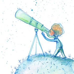 The Little Prince Art Print Le Petit Prince Wall Art Astronomy Nursery ...