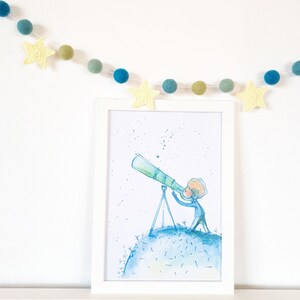 The Little Prince Art Print Le Petit Prince Wall Art Astronomy Nursery ...